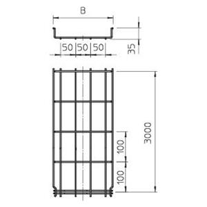 GRM 35 100 G | OBO MREŽNI KANAL GRM 35X100X3000 ČELIK GALVANSKI ...